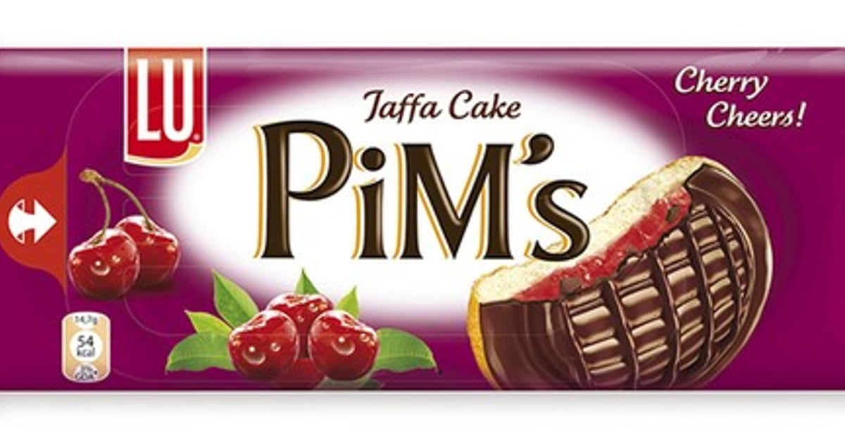 Biscuiti Pims Jaffa Cake cu visine