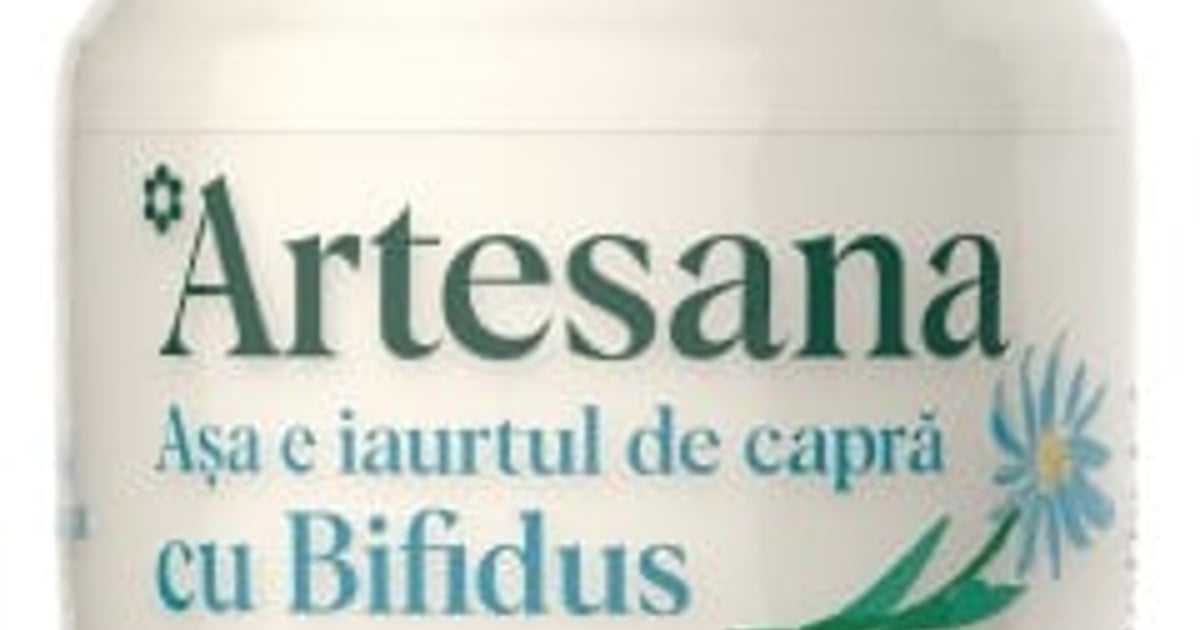 Artesana Iaurt natural din lapte de capra cu bifidus