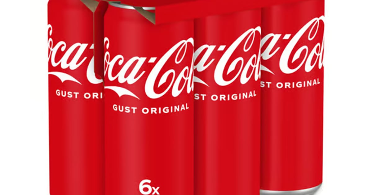 Coca-Cola Gust Original Bautura racoritoare carbogazoasa 6 pack doza