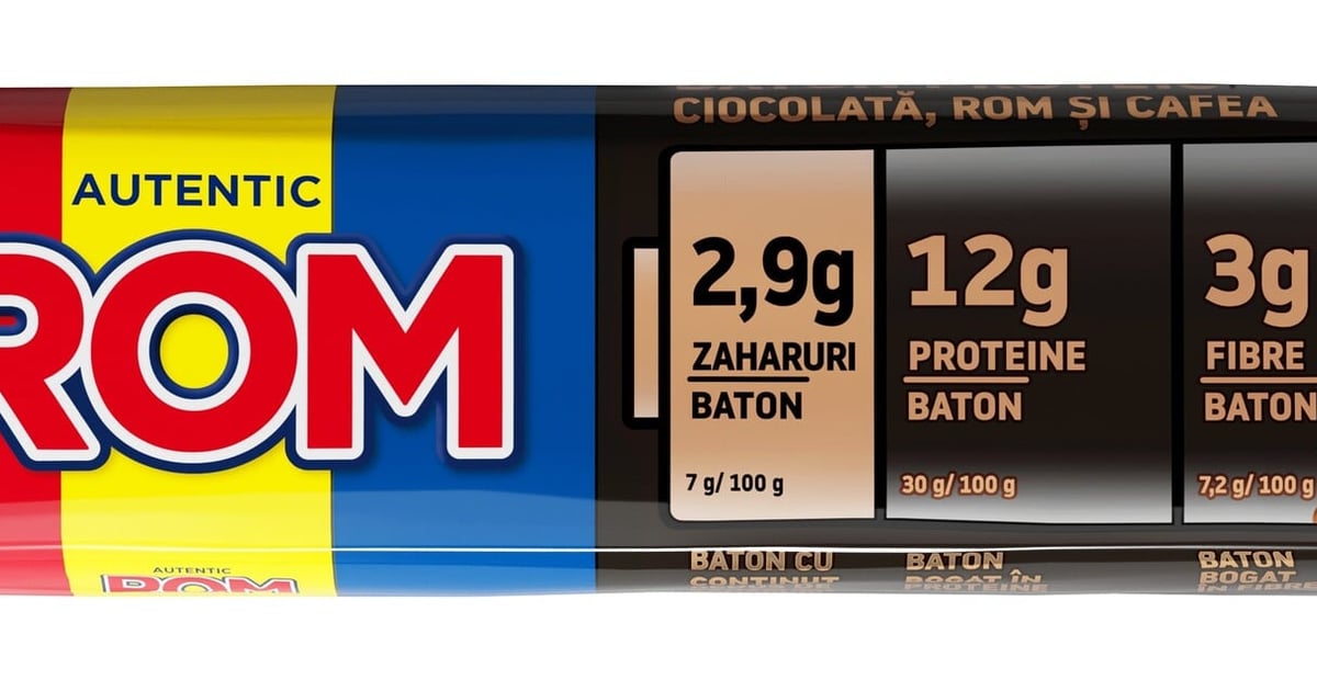 Rom Baton cu proteine crema cafea