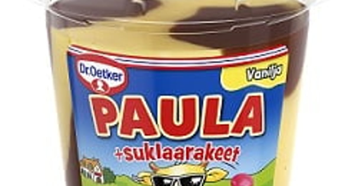 Paula budinca vanilie si ciocolata cu bomboane