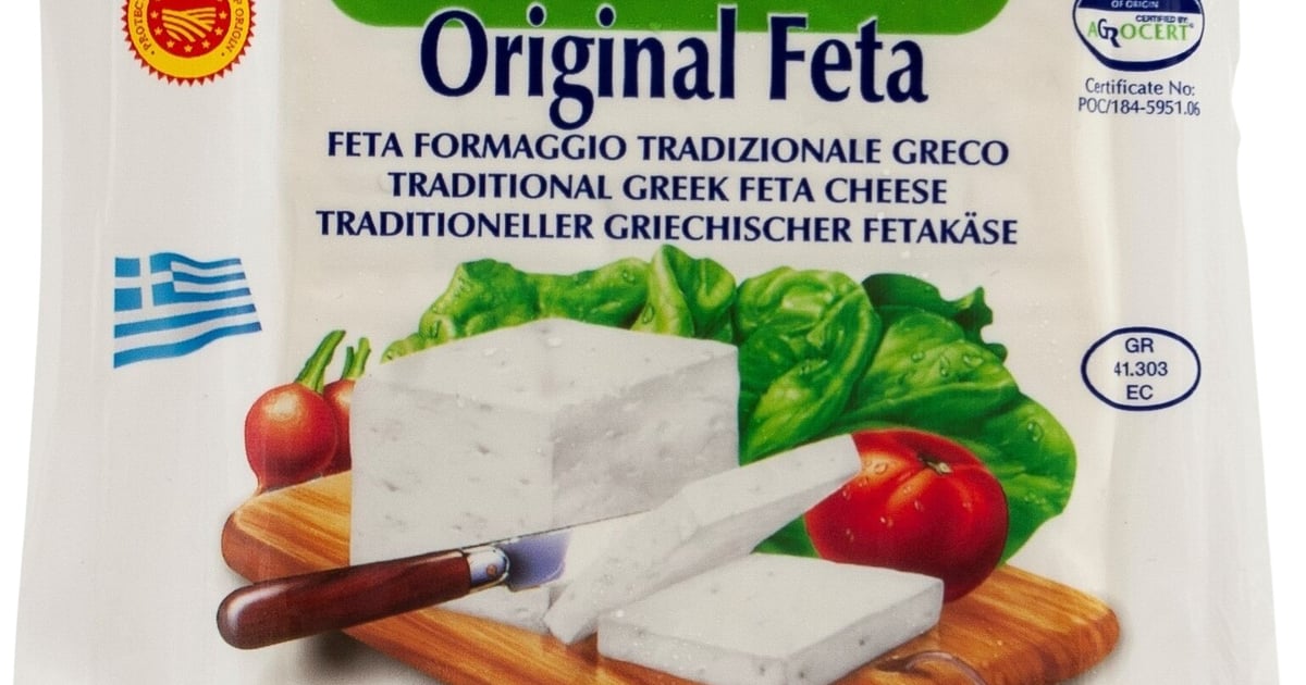 Epiros Feta DOP din lapte de oaie si capra 43 % grasime