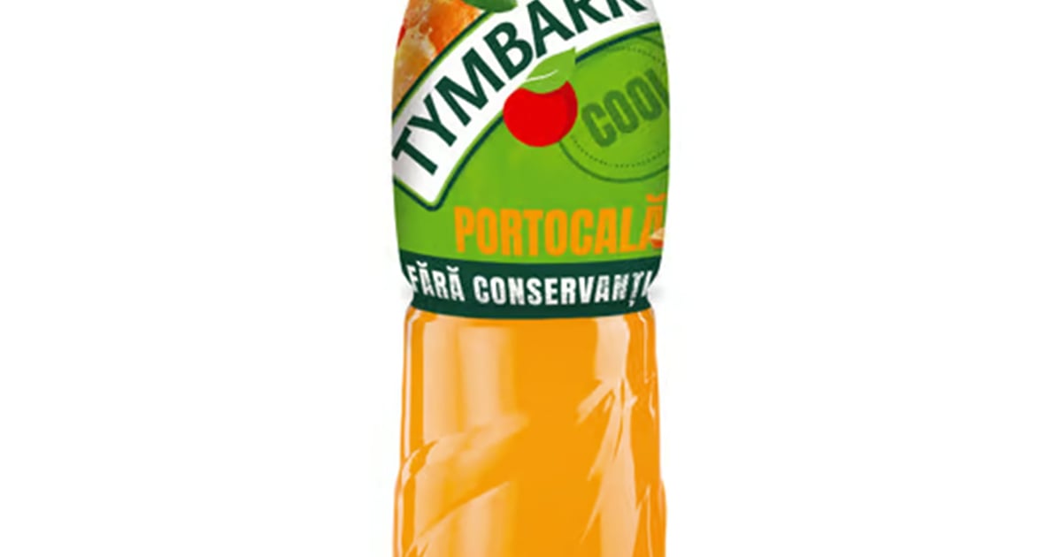 Tymbark Cool Bautura racoritoare necarbogazoasa cu suc de portocale