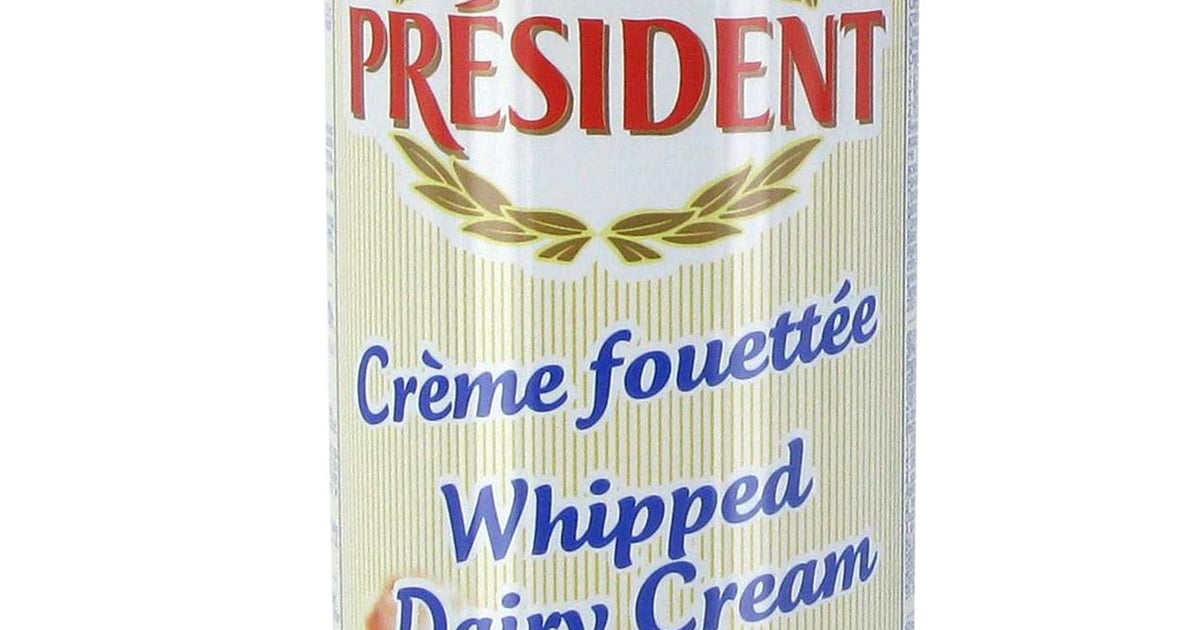 President Frisca vanilata UHT spray