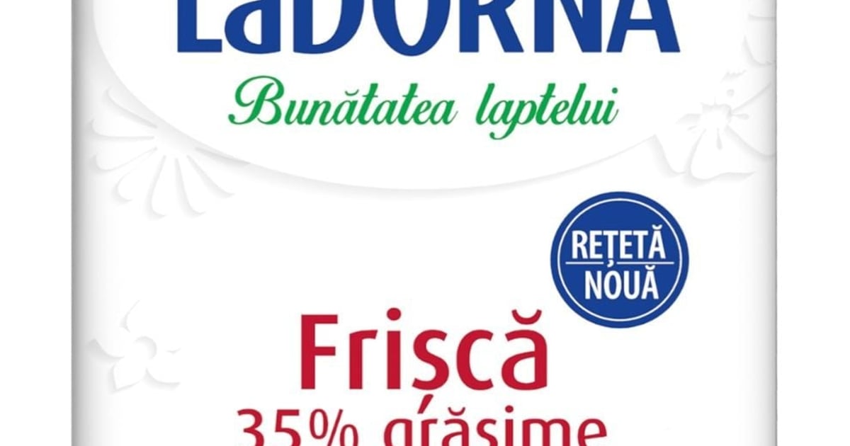 LaDORNA Smantana lichida pentru frisca UHT 35% grasime