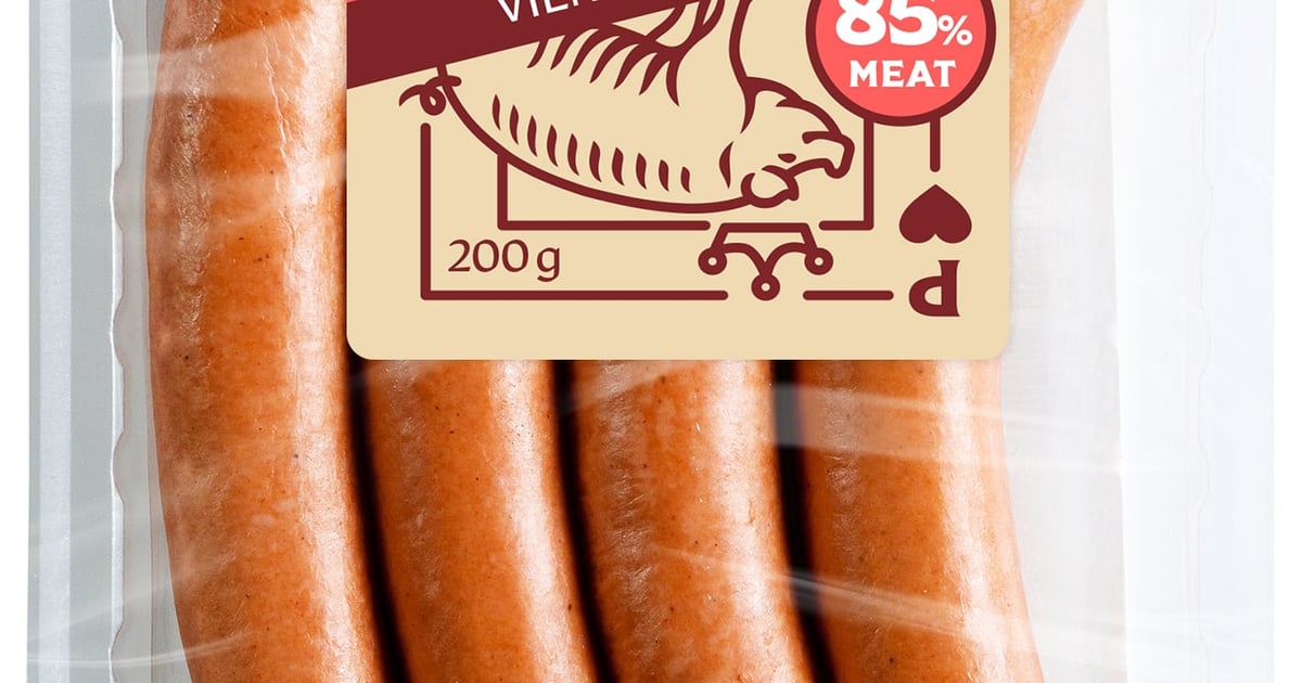 Dacello Crenvursti vienezi 85% carne