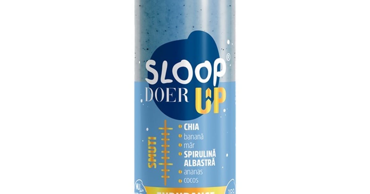 SLooP DOER Endurance cu cocos, ananas, chia si spirulina