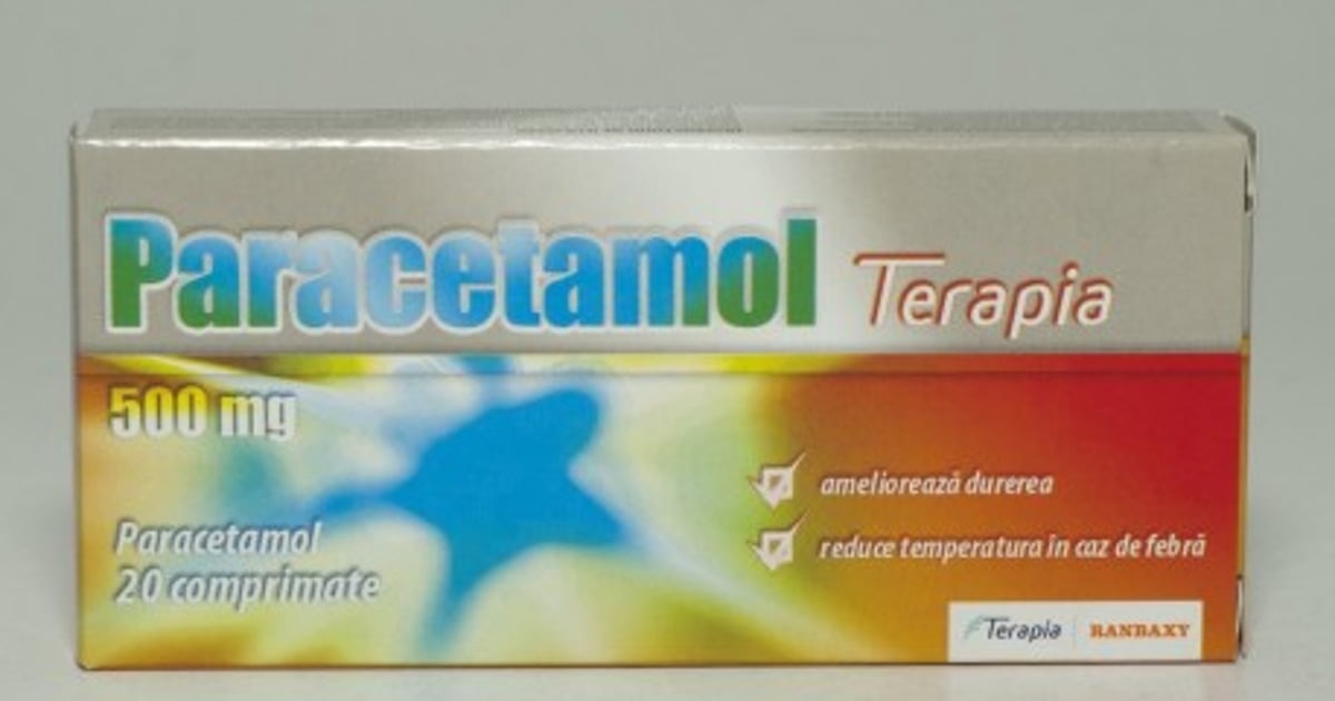 TERAPIA PARACETAMOL 500MG X 20 COMPRIMATE