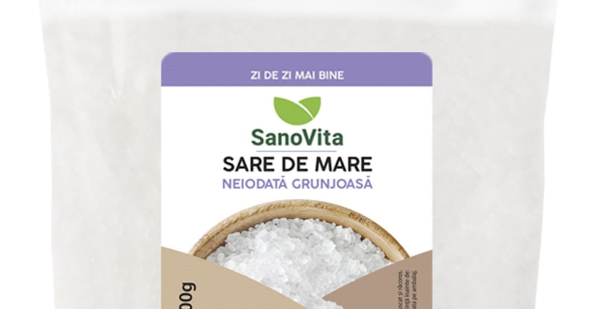 Sanovita Sare de mare grunjoasa neiodata