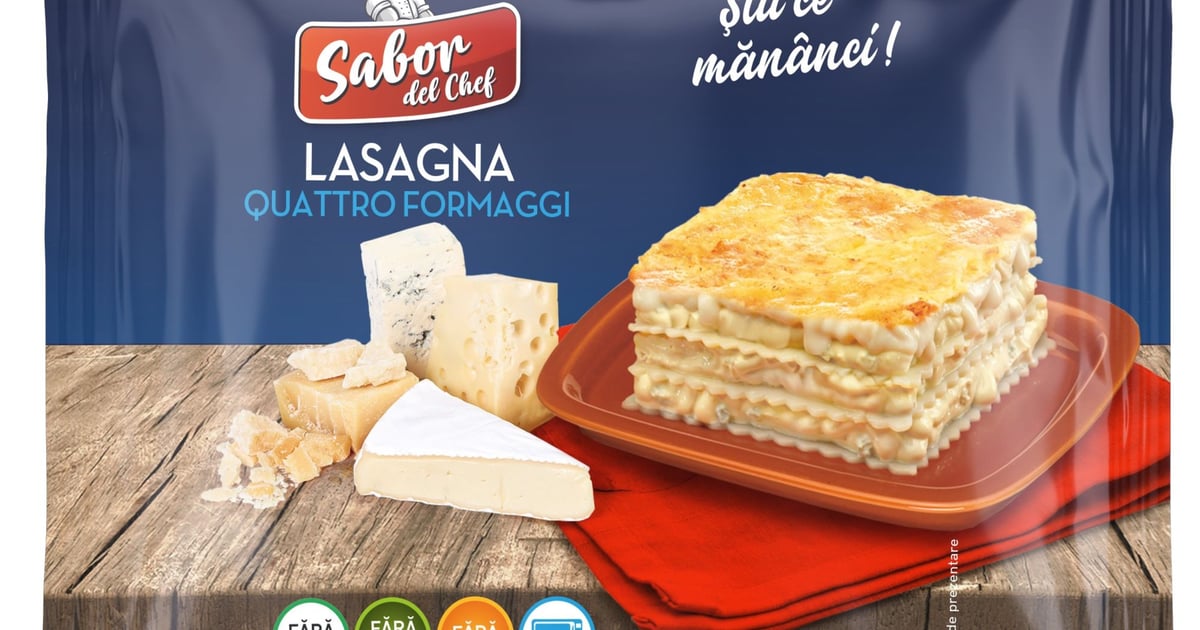 Sabor del Chef Lasagna quattro formaggi congelata