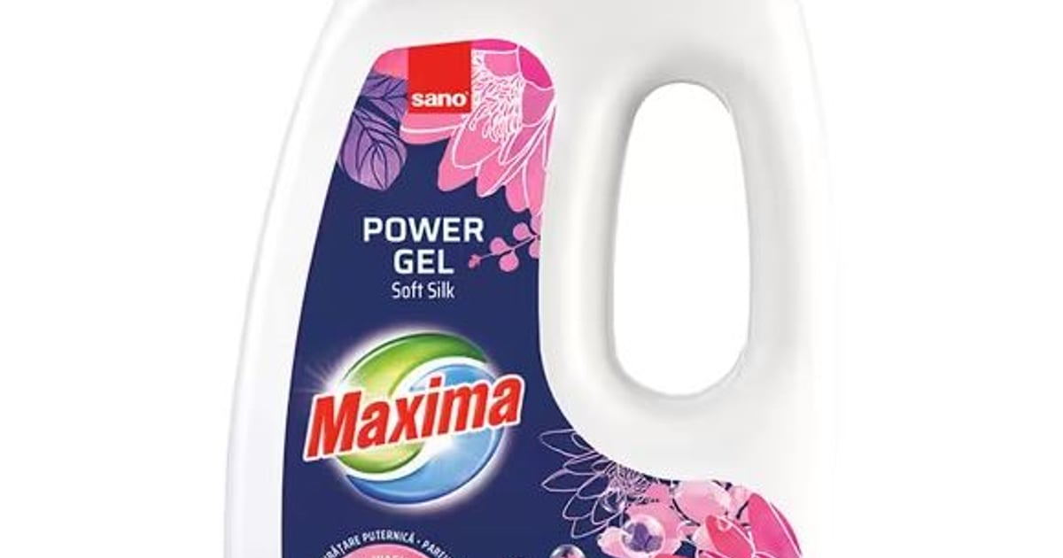 Sano Maxima Detergent de rufe Power gel Soft Silk, 60 spalari