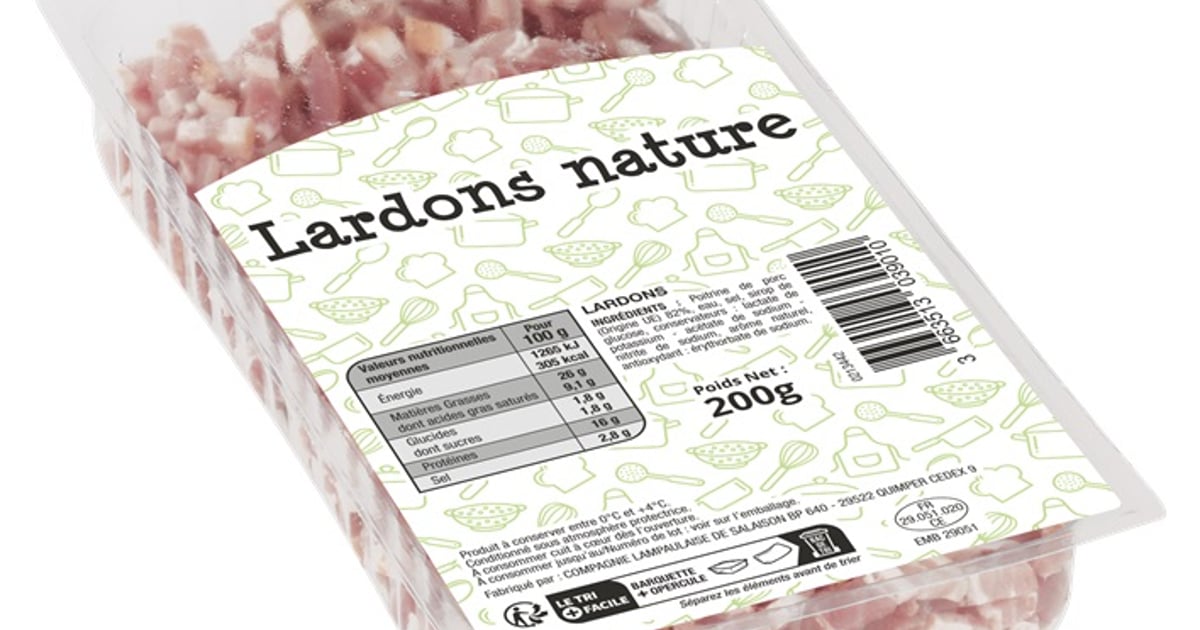 Bacon Cuburi Lardons nature