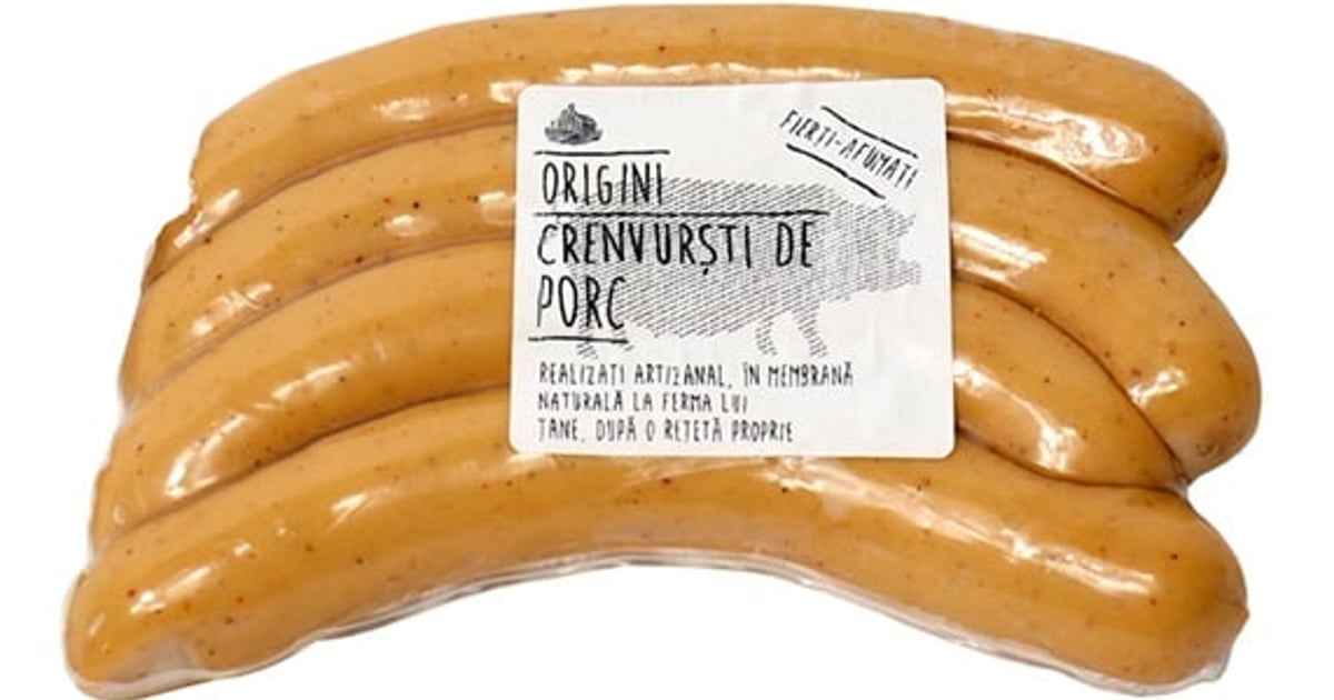 Origini Crenvursti de porc