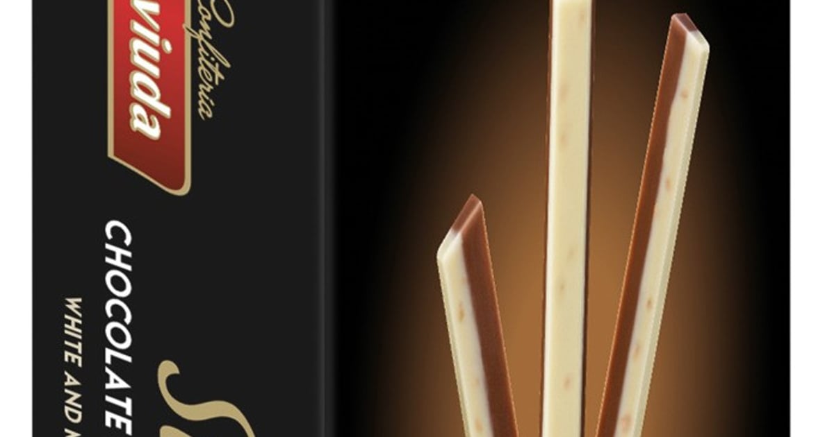 Delaviuda Sticksuri de ciocolata alba si ciocolata cu lapte cu aroma de ...