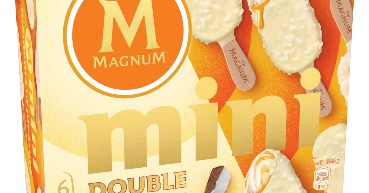 Magnum Mini Sunlover Inghetata cu ciocolata alba, mango si cocos 6x55ml