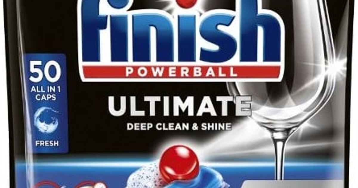 Finish Ultimate Powerball All In One Deep Clean&Shine Detergent pentru ...