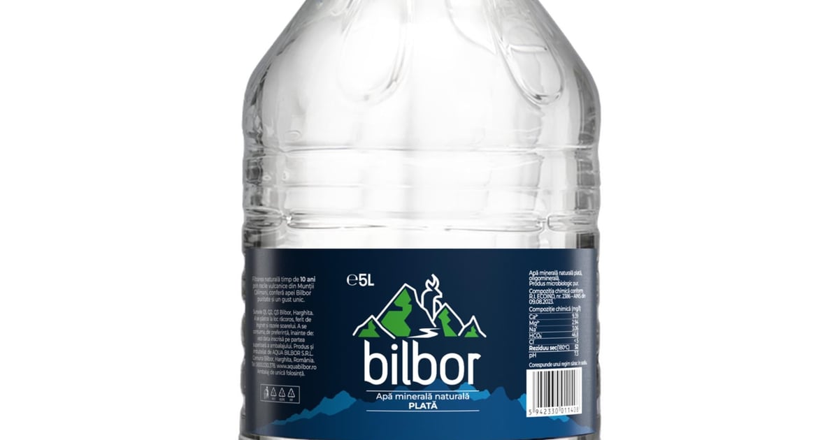 Bilbor Apa minerala naturala plata