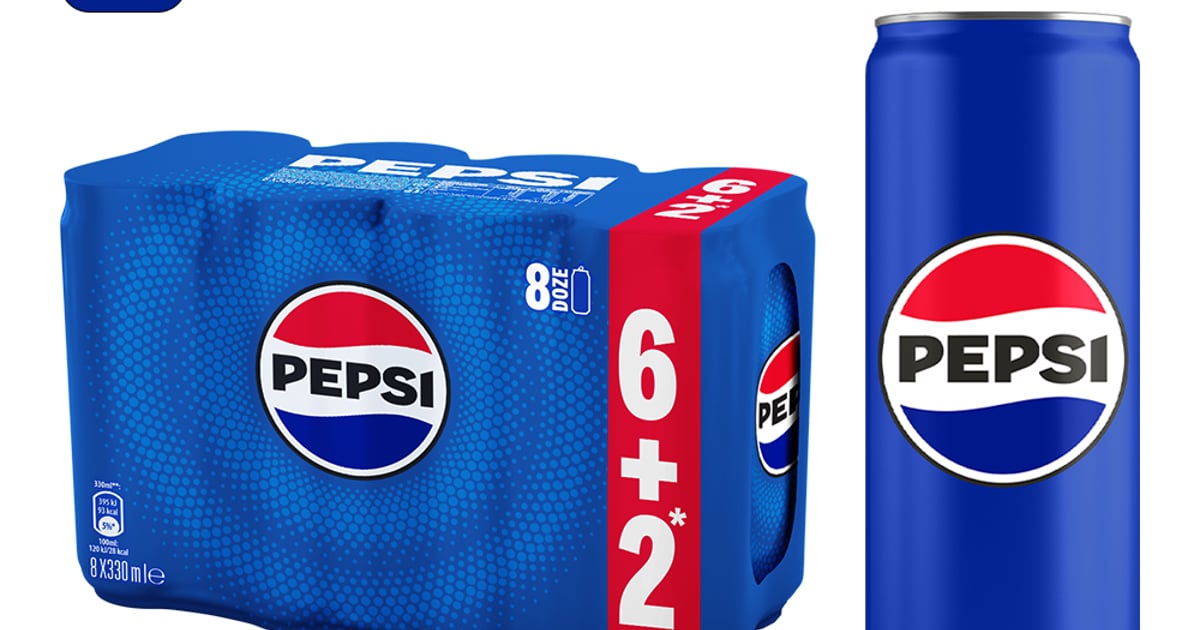 Pepsi Bautura racoritoare carbogazoasa 6+2 doza