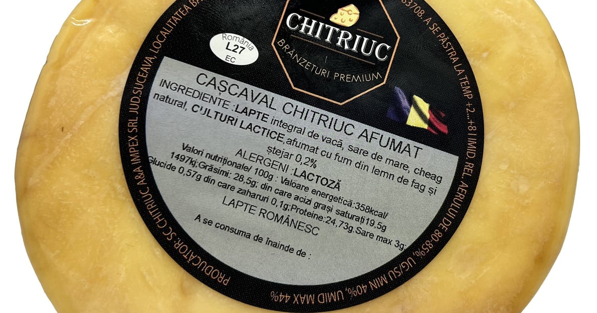 CHITRIUC Cascaval Chitriuc Afumat