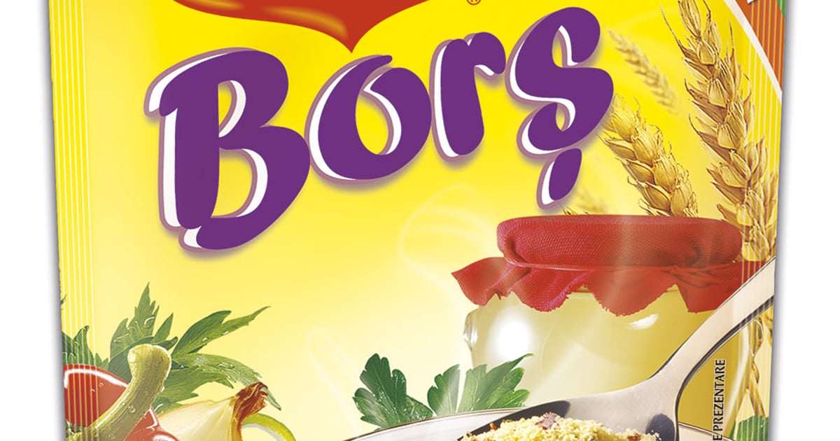 Maggi Bors pudra cu legume si tarate de grau