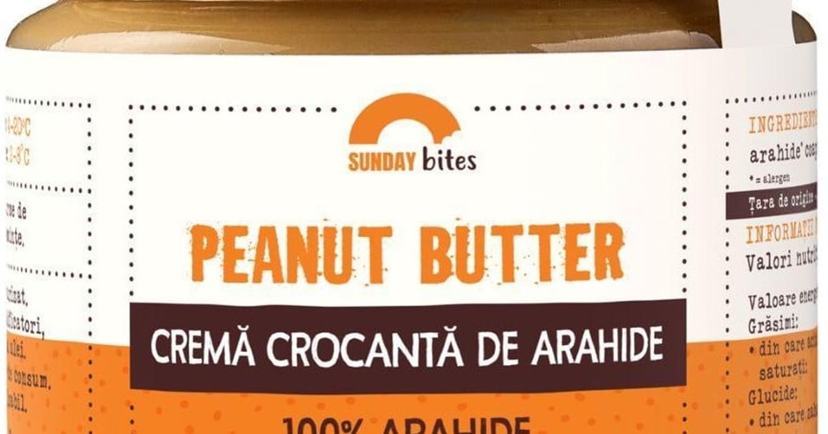 Sunday Bites Crema crocanta de arahide
