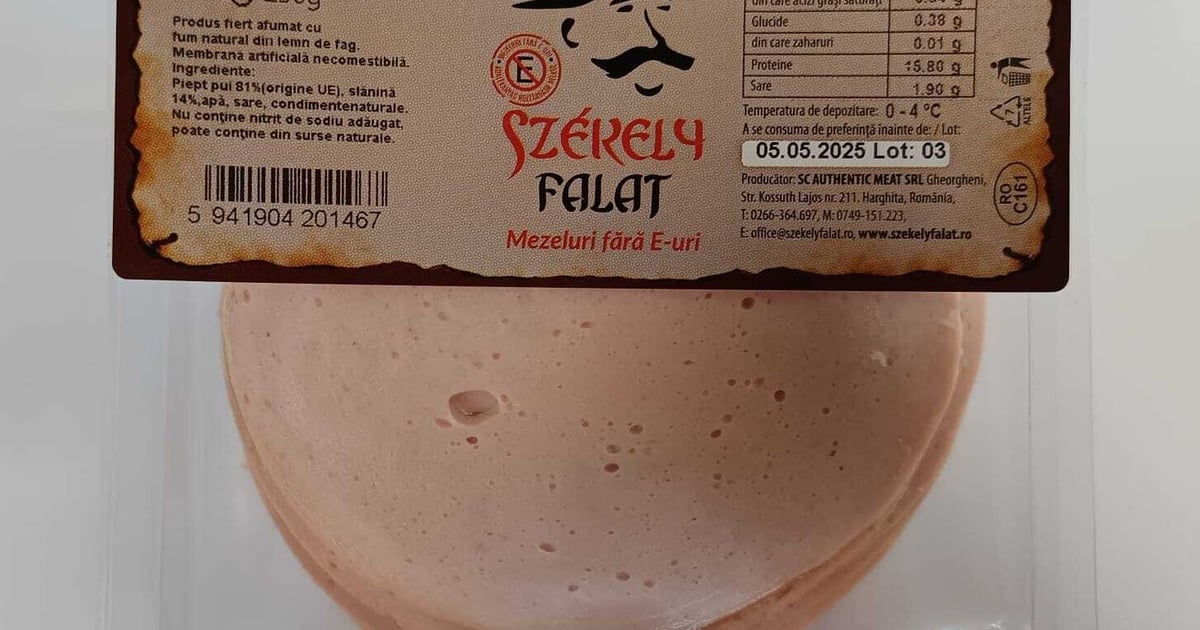Szekely Falat Parizer pui feliat