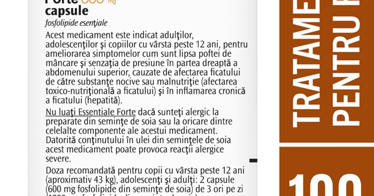 ESSENTIALE FORTE 100 CAPSULE