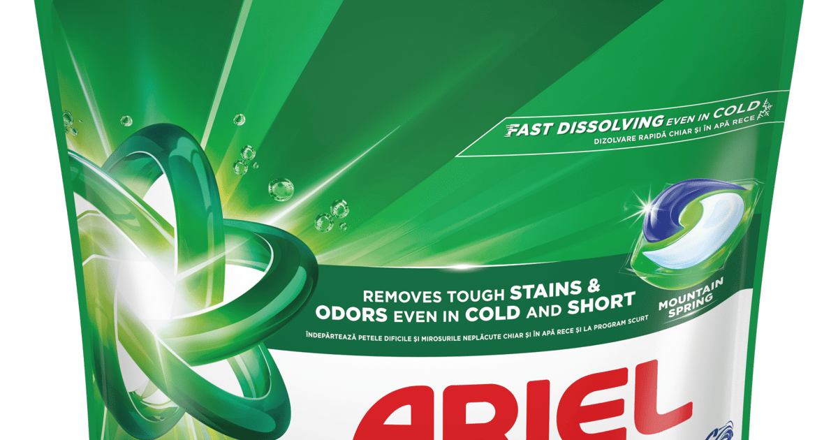 Ariel All in One Pods Detergent capsule, 65 spalari