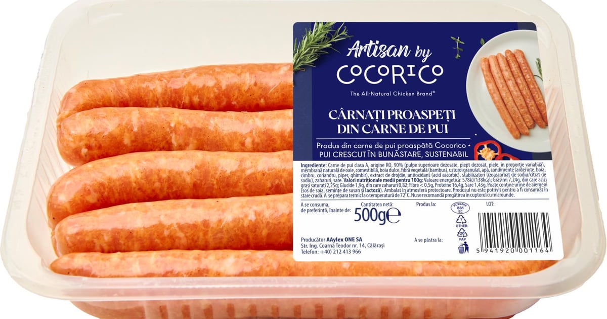 Artisan by Cocorico Carnati proaspeti de pui
