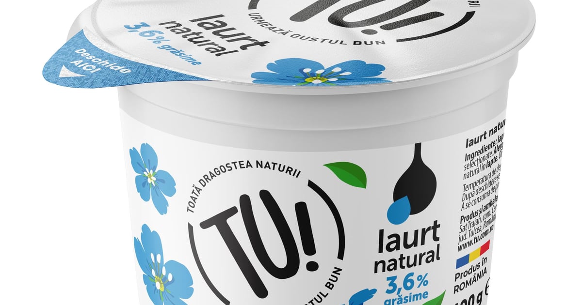 TU! Iaurt natural 3.6% grasime