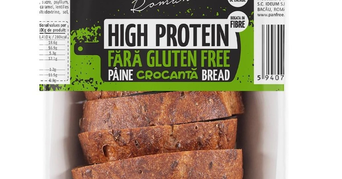 PanFree Paine mix seminte feliata crocanta high protein fara gluten