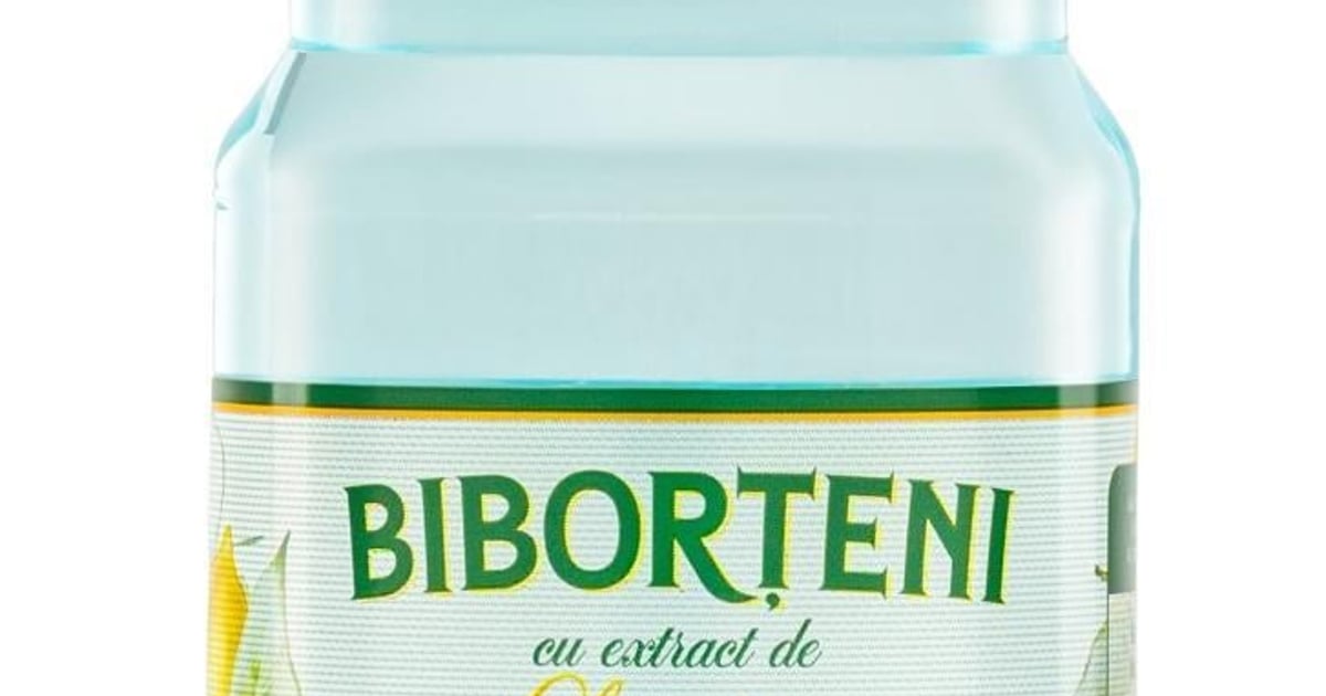 Biborteni Apa minerala cu extract de lamaie, fara zahar si indulcitori ...