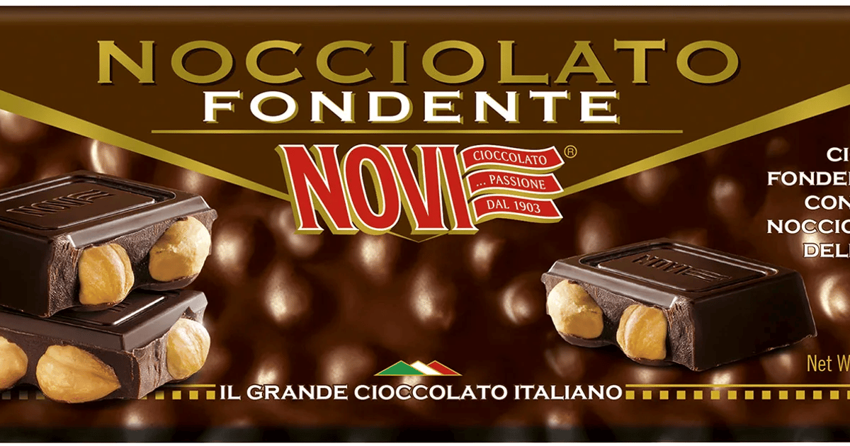 Novi Ciocolata extra neagra cu alune intregi, fara gluten