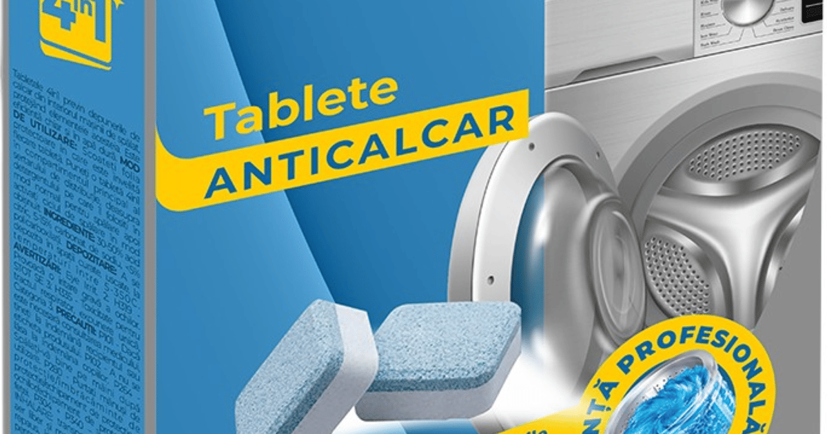 Misavan Tablete anticalcar pentru masina spalat rufe 4in1