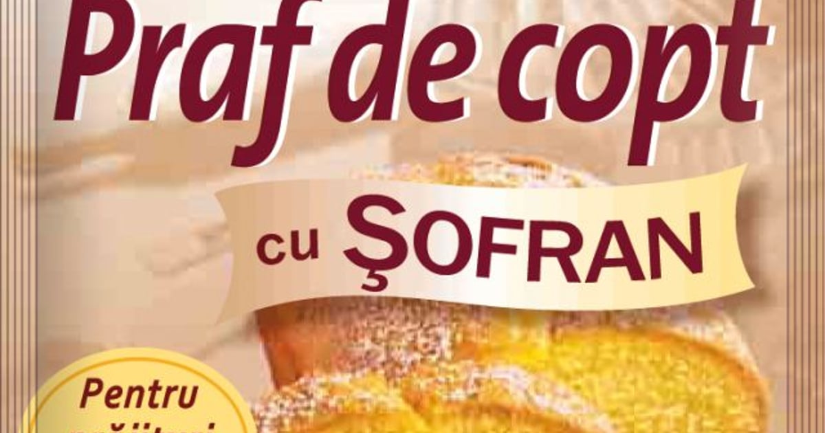 Dr.Oetker Praf de copt cu sofran