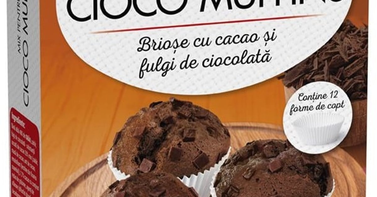 Dr.Oetker Mix pentru briose cu ciocolata