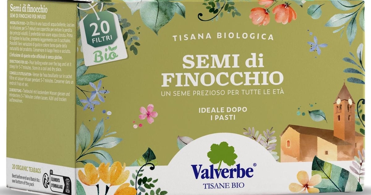 Valverbe ECO Ceai din seminte de fenicul 20 pliculete