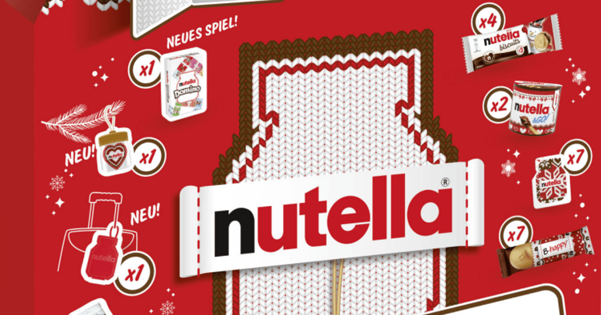 Nutella Calendar Advent