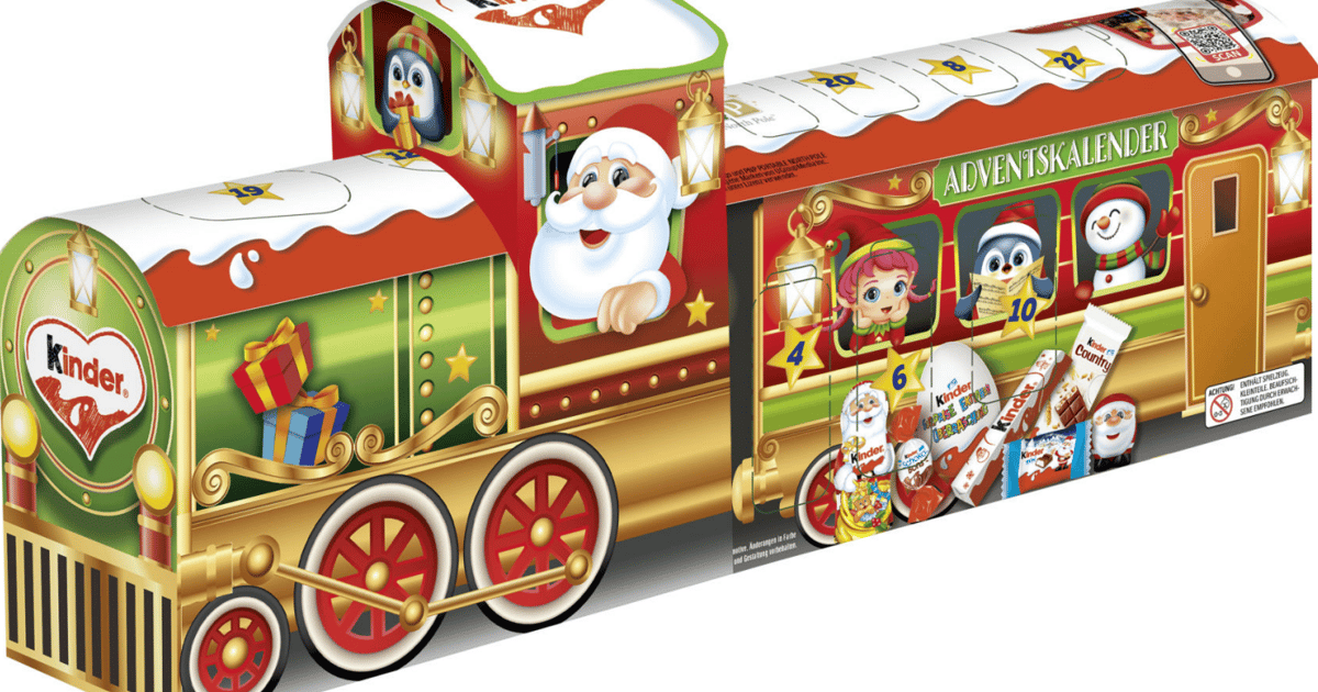 Calendar de Advent Kinder Mix Trenulet 3D