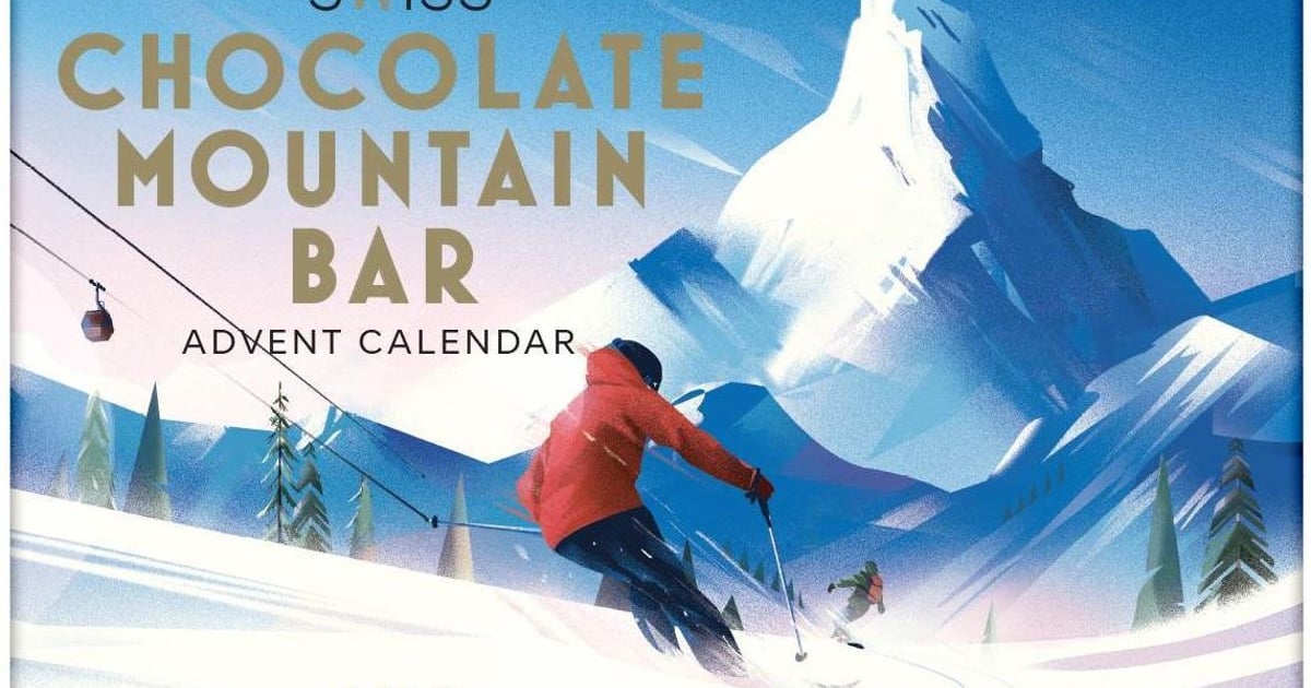 Marks & Spencer Calendar advent Sticksuri de ciocolata elvetiana cu ...