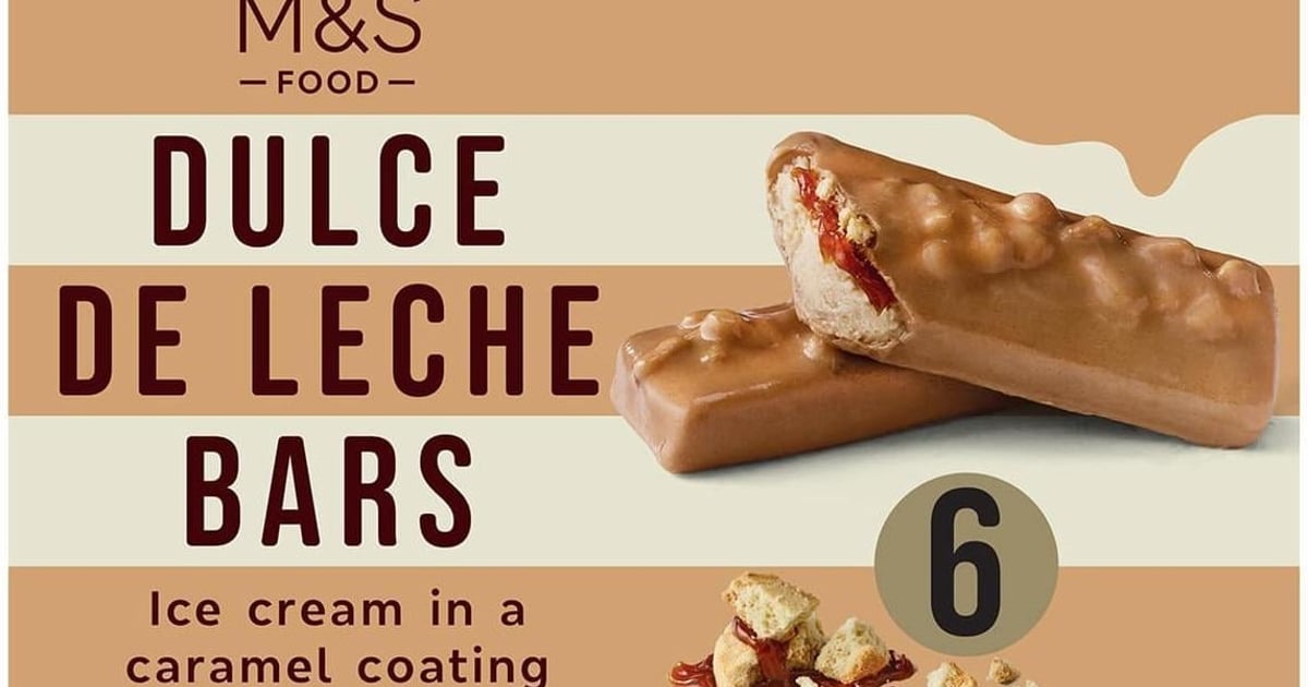 Marks & Spencer Batoane de inghetata Dulce de Leche cu glazura de ...