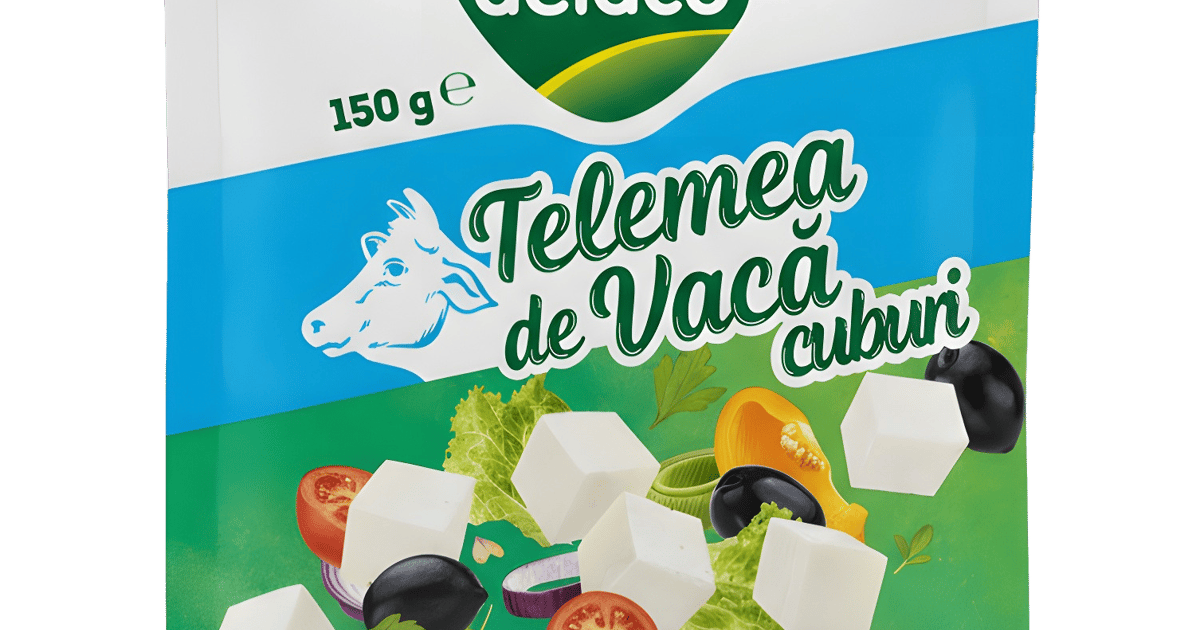 Delaco Telemea de vaca cuburi