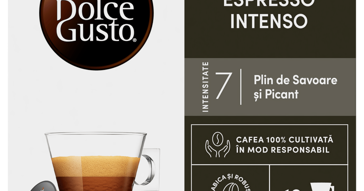Nescafe Espresso Intenso Cafea capsule compatibile Dolce Gusto