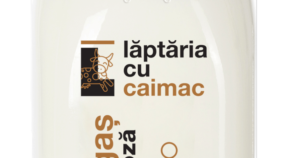 Laptaria cu caimac Kefir gingas fara lactoza