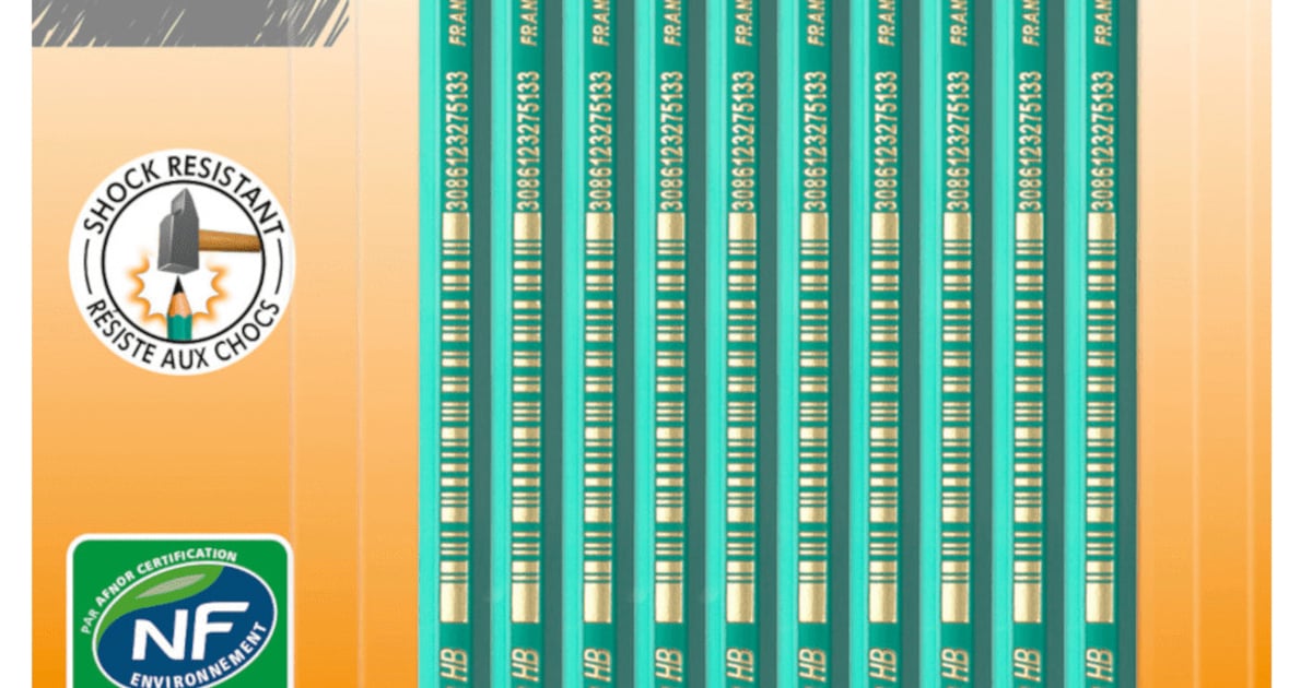 BIC Evolution Creioane HB din grafit cu radiera in capat