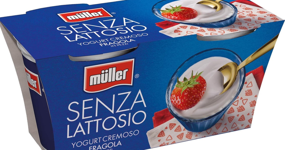 Muller Iaurt fara lactoza cu capsune