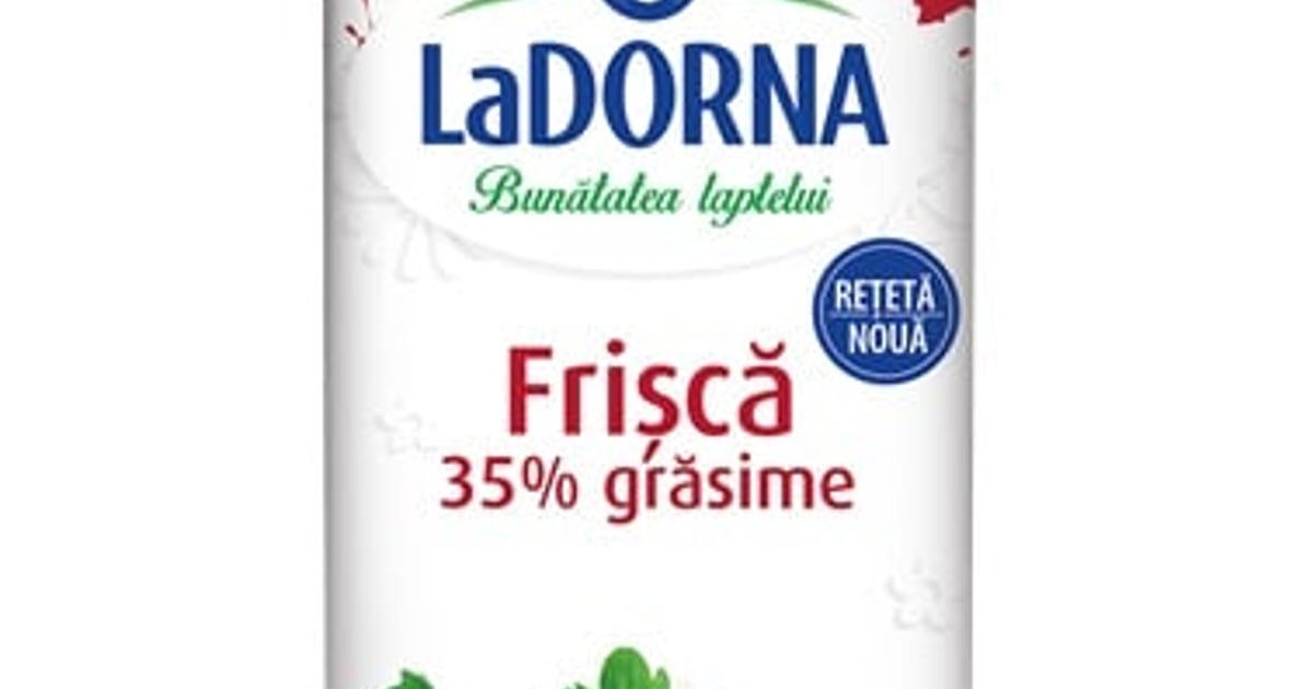 LaDORNA Frisca neindulcita 35% grasime UHT