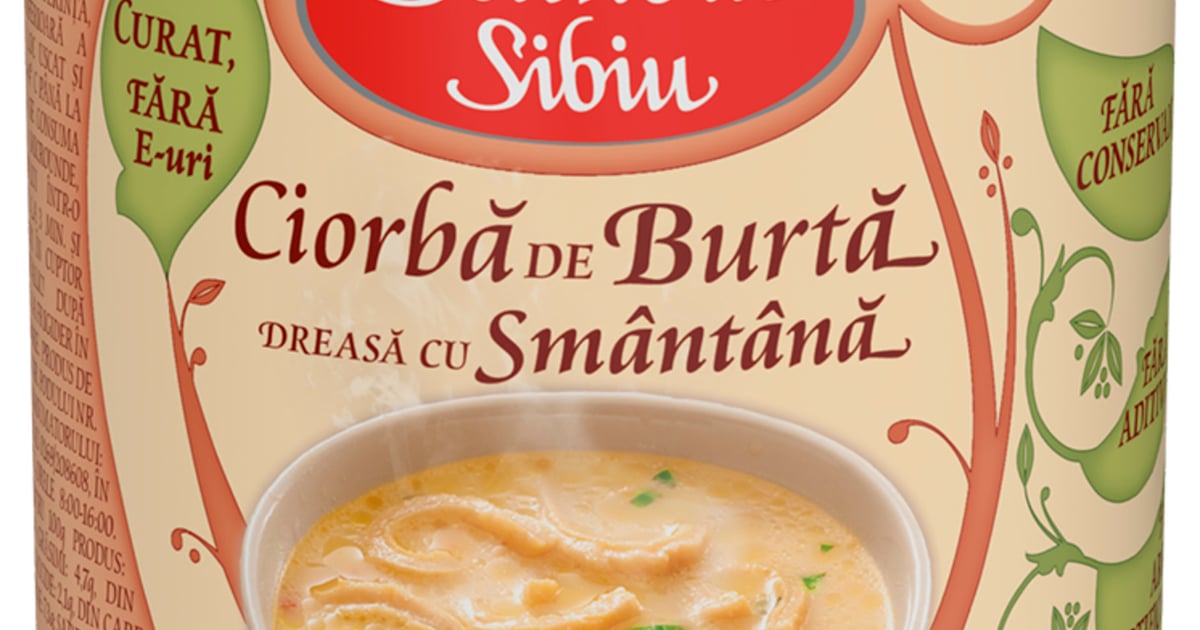 Scandia Sibiu Ciorba de burta dreasa cu smantana