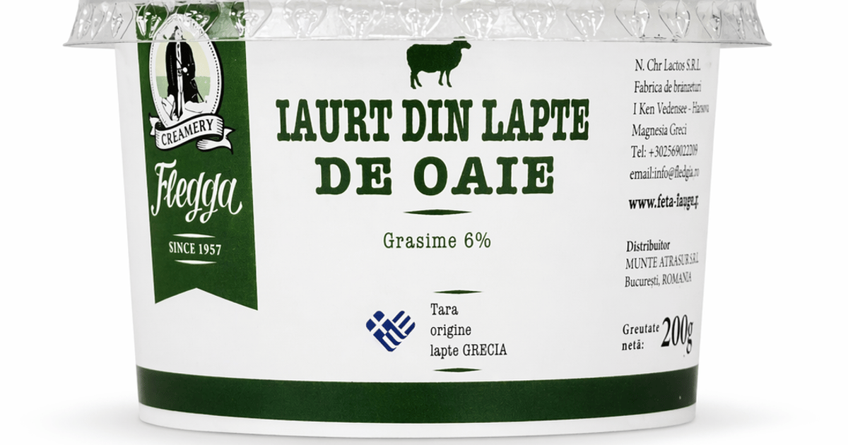 Flegga Iaurt din lapte de oaie