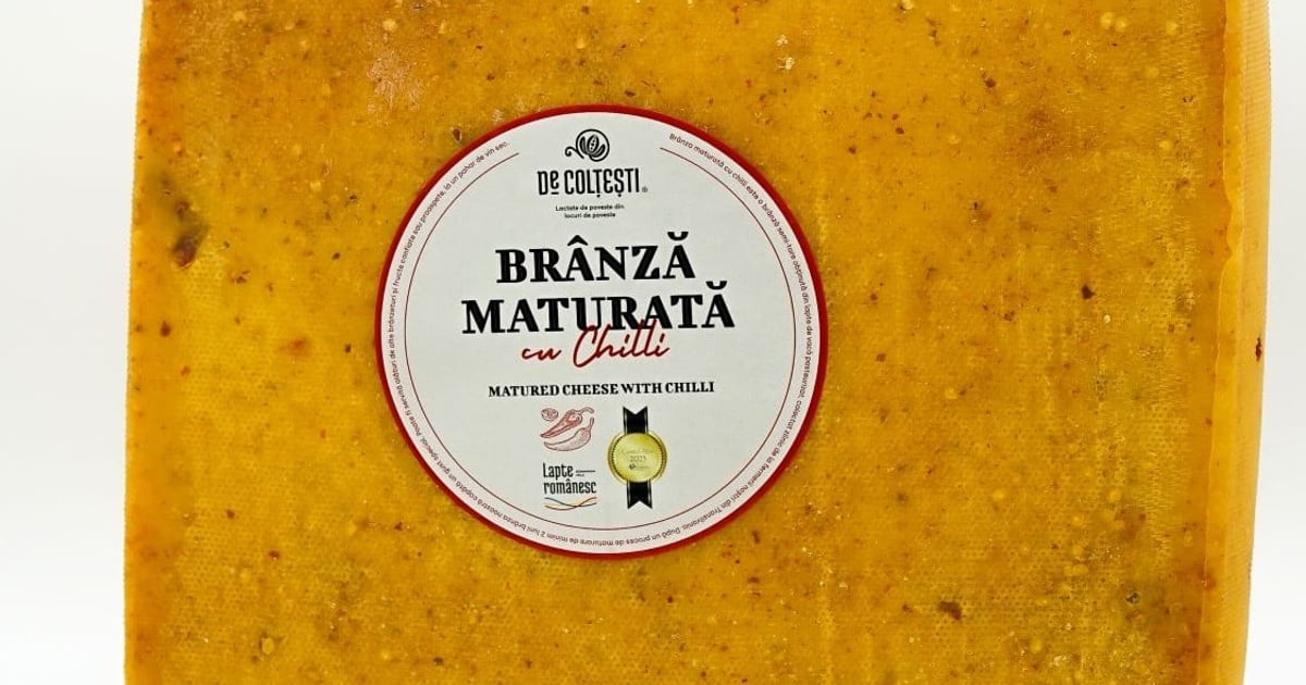 De Coltesti Branza maturata cu chilli